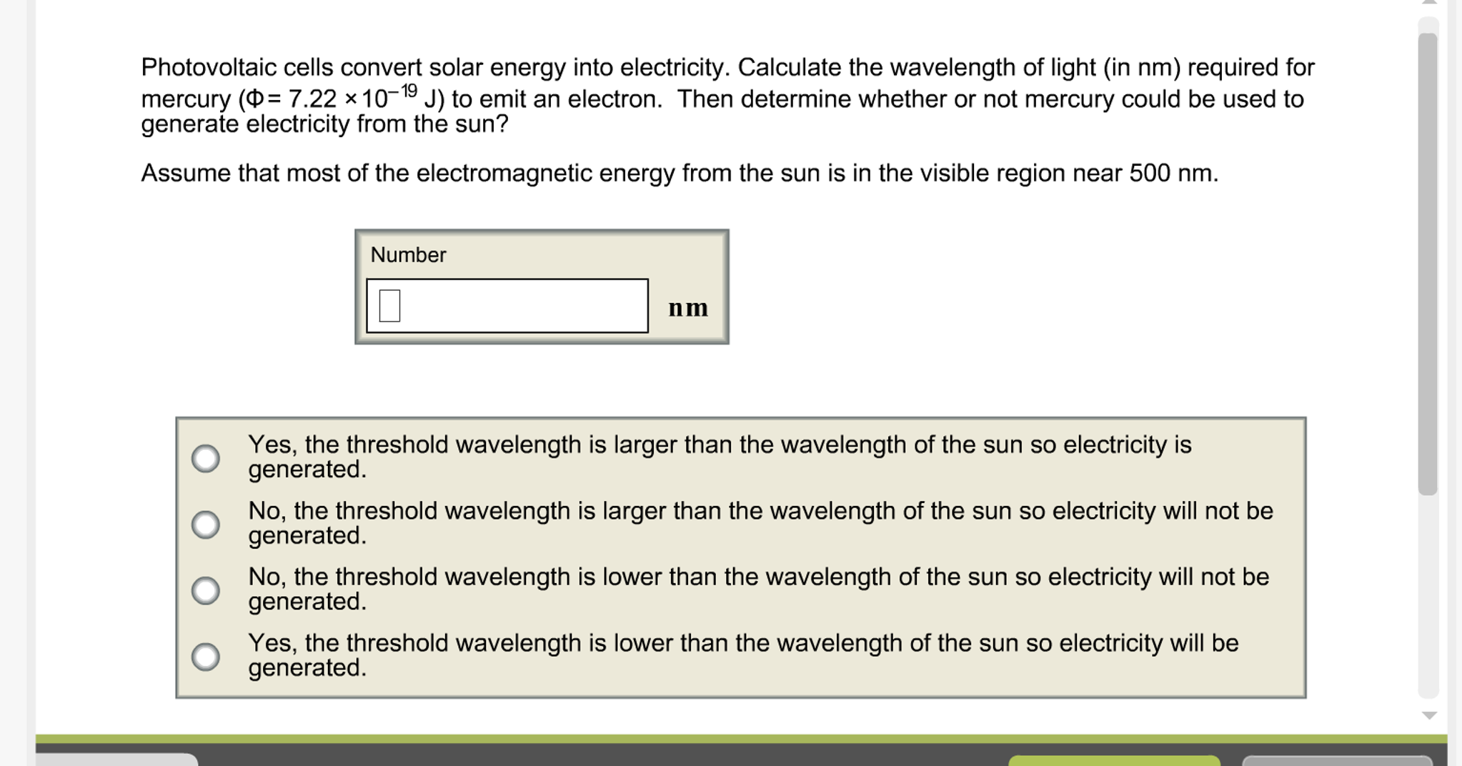 Solved Photovoltaic cells convert solar energy into | Chegg.com