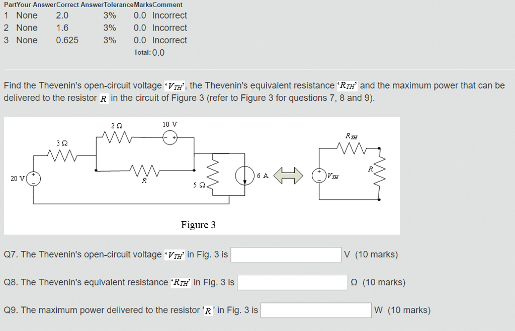 Solved Find the Thevenin's open-circuit voltage (Vth), the | Chegg.com