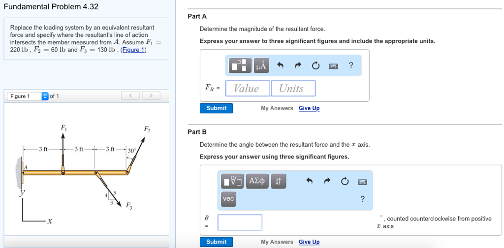 Solved Fundamental Problem 4.32 Replace the loading system | Chegg.com
