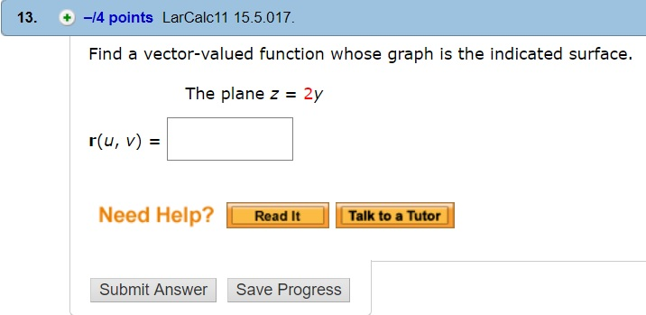 Solved 13. -14 points LarCalc11 15.5.017. Find a | Chegg.com