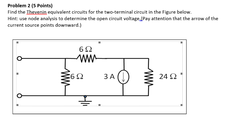 Solved Find the Thevenin, equivalent circuits for the | Chegg.com