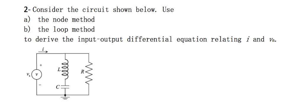 Consider the circuit shown below. Use a) the node | Chegg.com