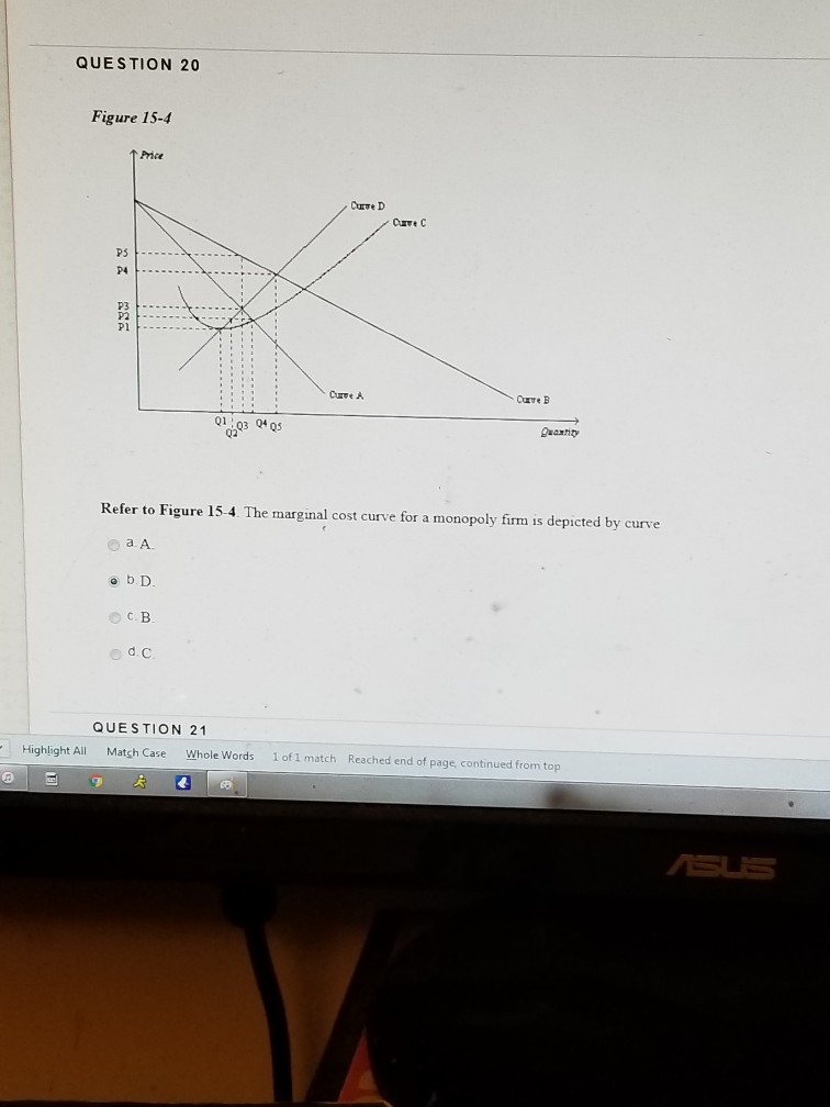 Solved The marginal cost curve for a monopoly firm is | Chegg.com