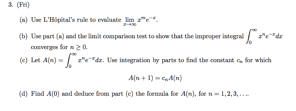 Solved Use L'?opital's rule to evaluate lim_x rightarrow | Chegg.com