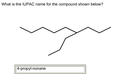 Solved What is the IUPAC name for the compound shown below? | Chegg.com