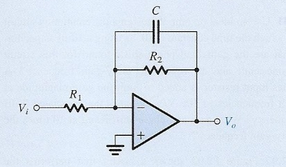 Solved The circuit is a first-order, low-pass filter. Derive | Chegg.com