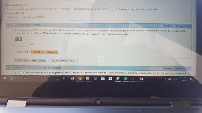 Solved Assigmet Sumission ac, you submet anserers by | Chegg.com