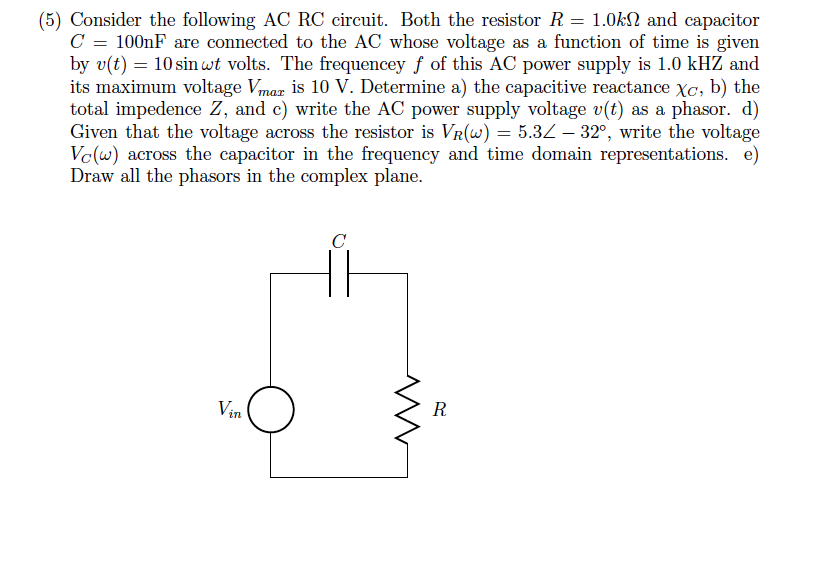 Solved (3) The simplest model for a neuron is given by the | Chegg.com