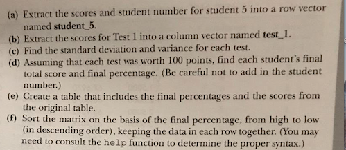 Solved BLEMS ercises that foll Manipulating Matrices 41 | Chegg.com