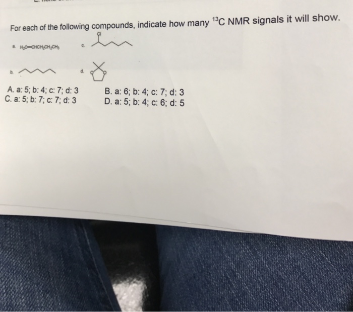 Solved For each of the following compounds, indicate how | Chegg.com