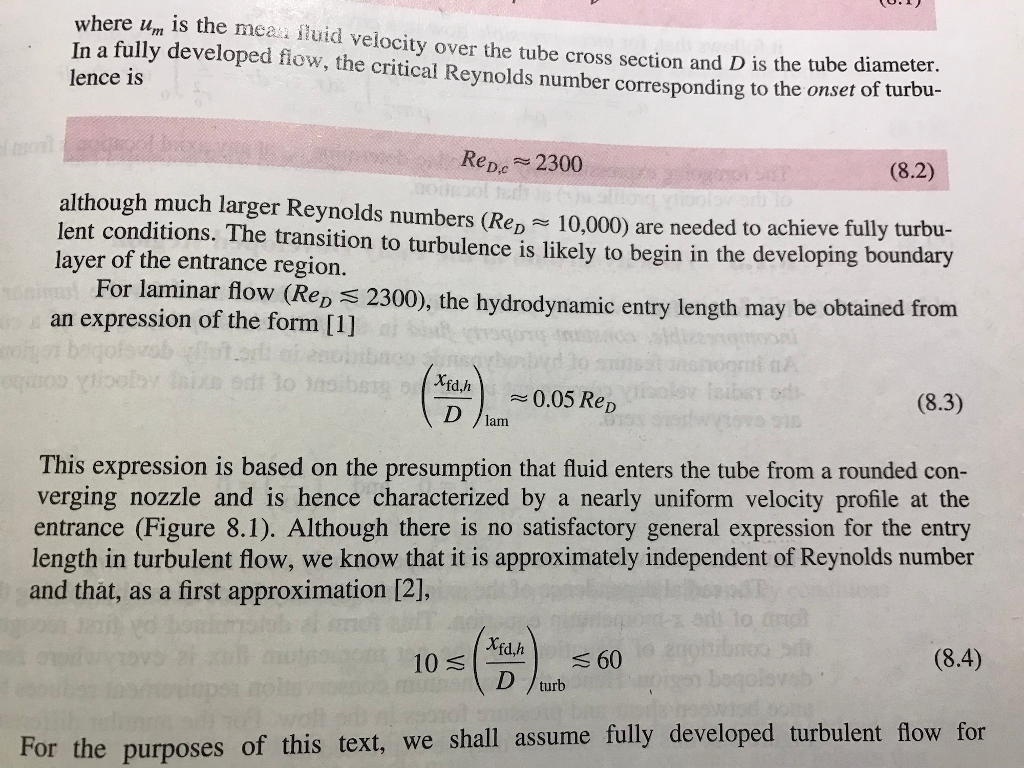 Solved Problem 3: To estimate the entrance length in pipe | Chegg.com