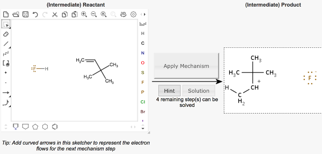Solved (Intermediate) Product (Intermediate) Reactant CH H2C | Chegg.com