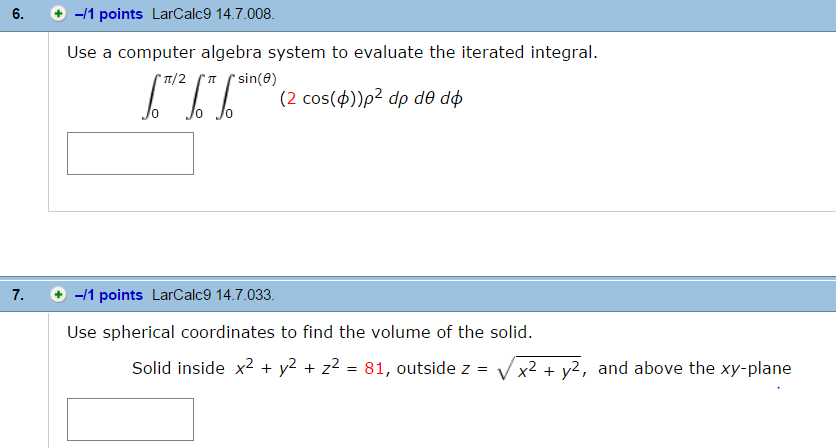 Solved Use a computer algebra system to evaluate the | Chegg.com