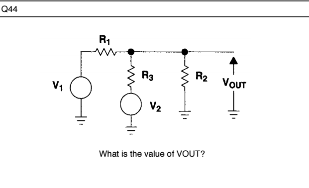 Solved What is the value of VOUT? | Chegg.com