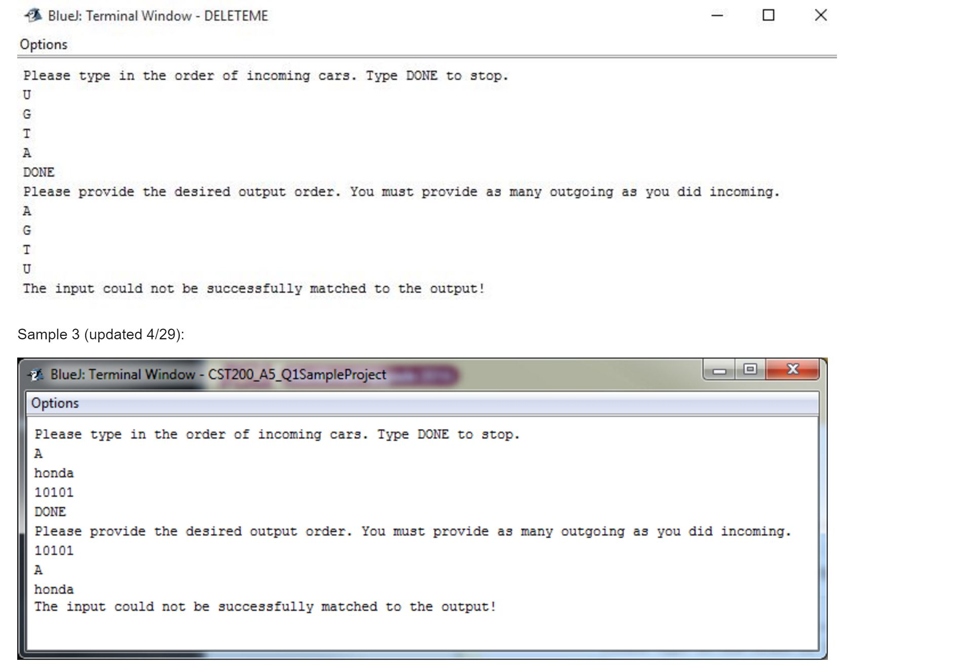 (This has to be in Java and work in Blue J) In this | Chegg.com
