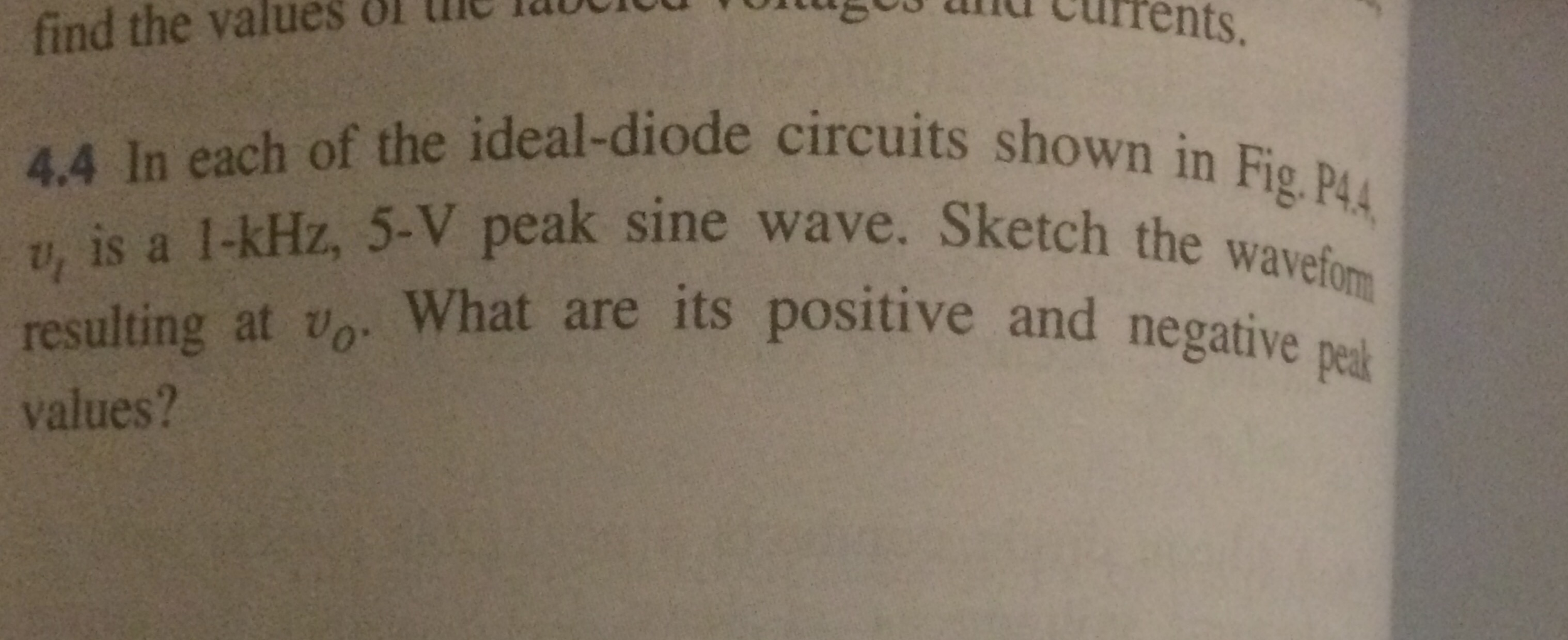 Solved In each of the ideal-diode circuits shown in Fig. | Chegg.com
