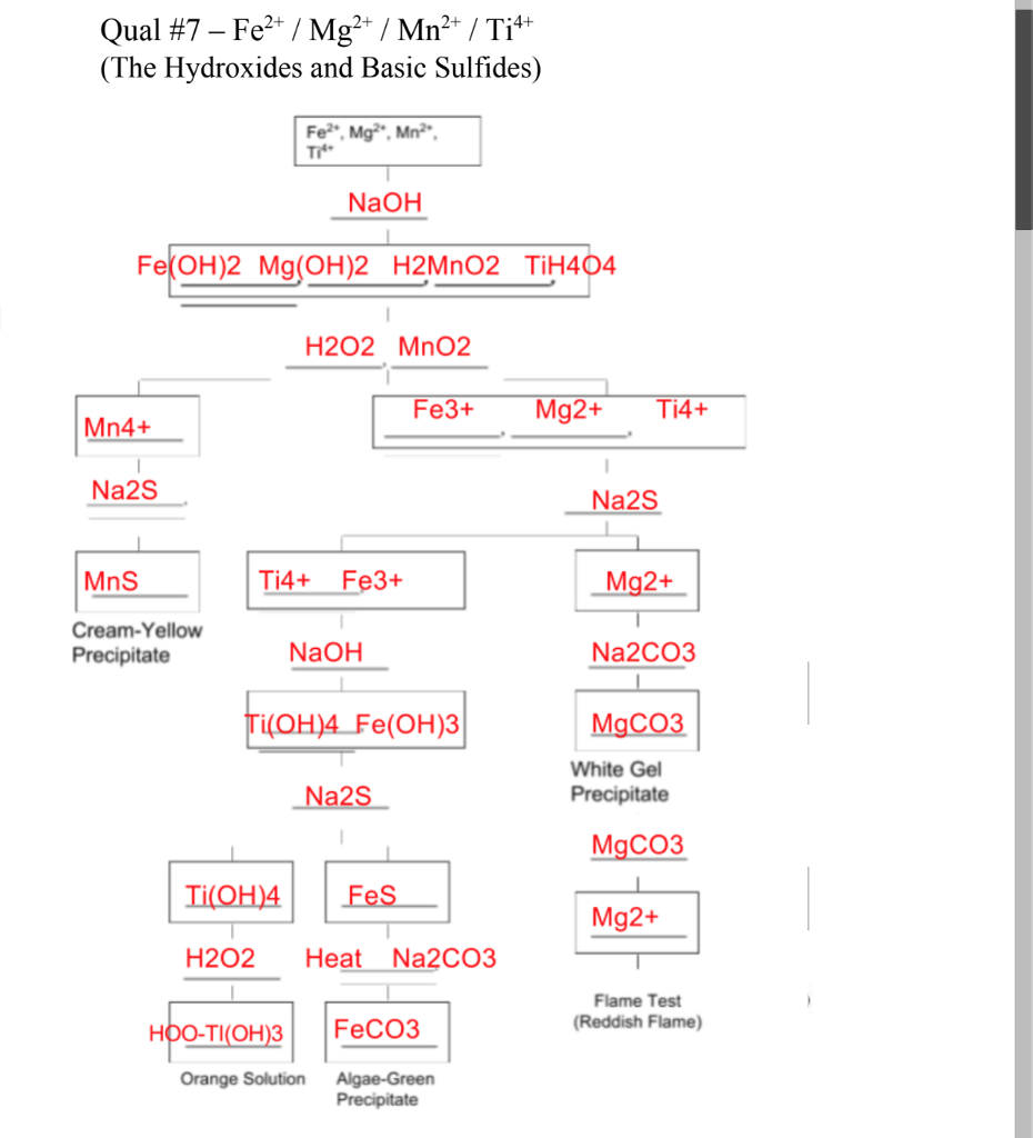 Solved (The Hydroxides and Basic Sulfides) Fe, Mg2, Mn2 NaOH | Chegg.com