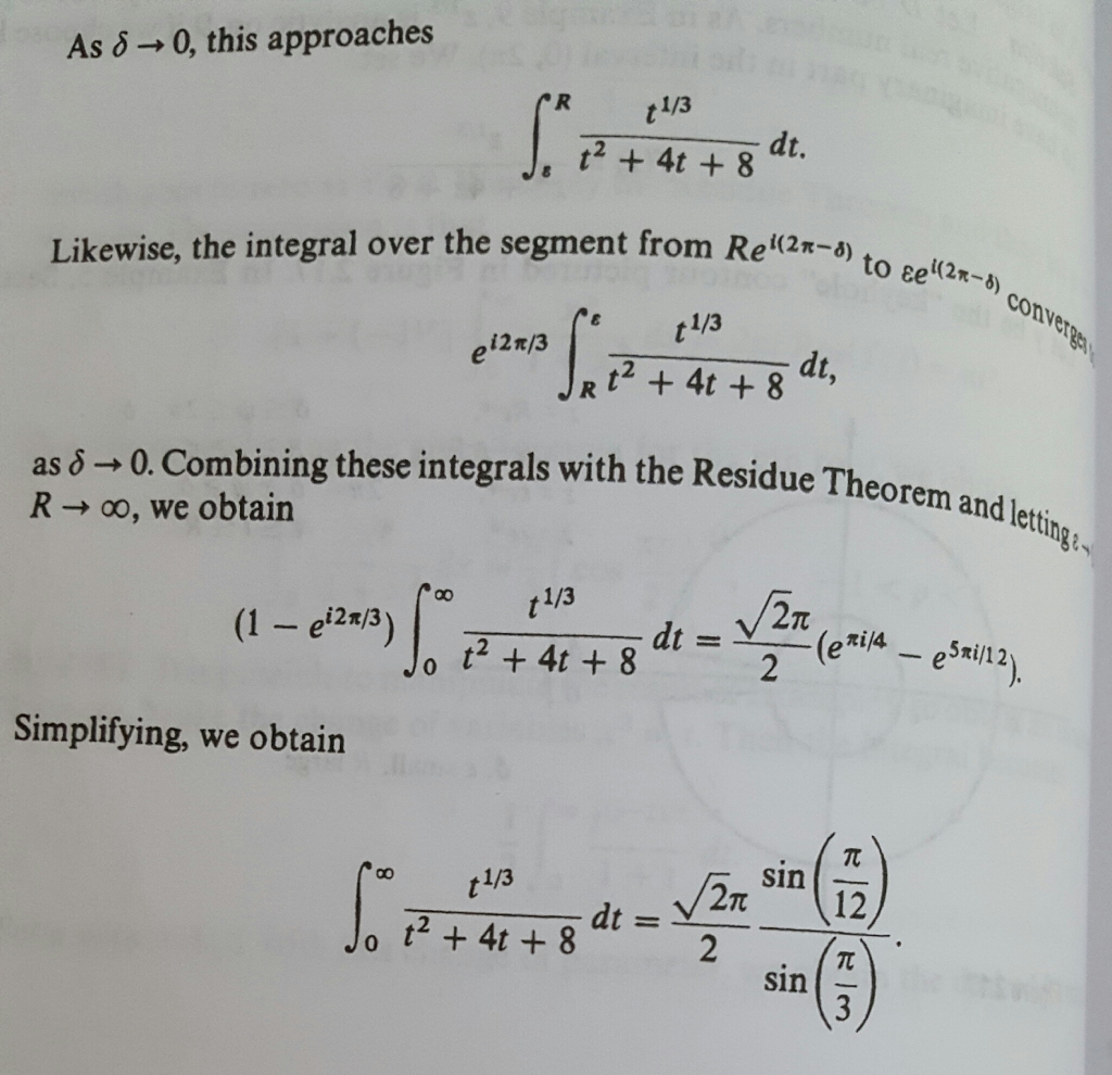 Solved Use the keyhole contour in Figure 2.17 in the manner | Chegg.com