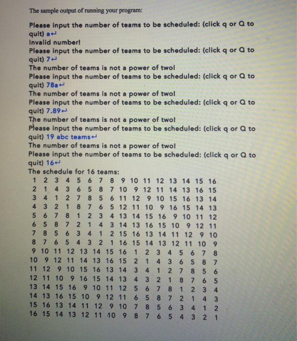 Solved Problem Statement Scheduling games is a little more | Chegg.com