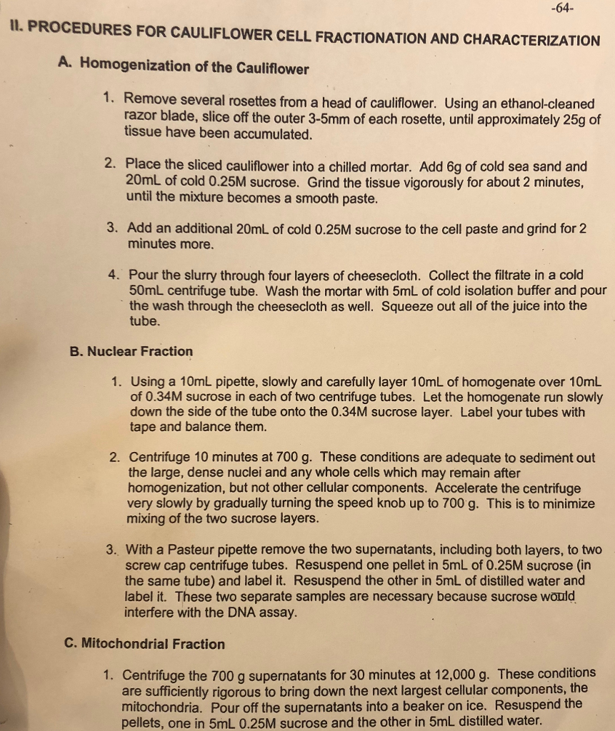 Knowing the average cauliflower cell contains 14 pg | Chegg.com