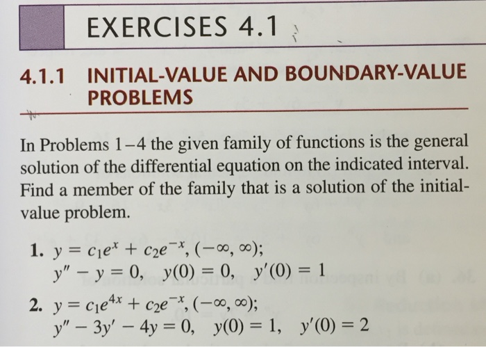Solved In Problems 1 -4 the given family of functions is the | Chegg.com