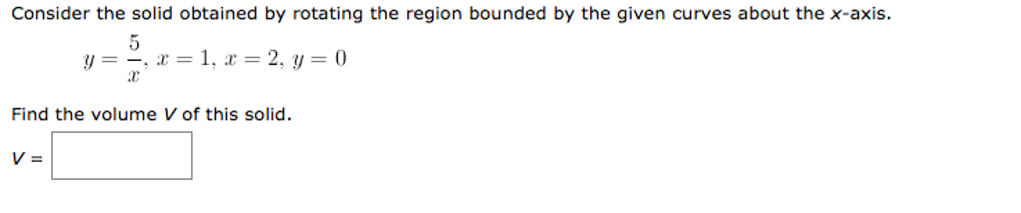 Solved Consider the solid obtained by rotating the region | Chegg.com