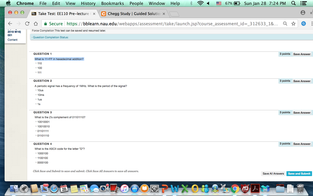 Solved et Chrome File Edit View History Bookmarks People | Chegg.com