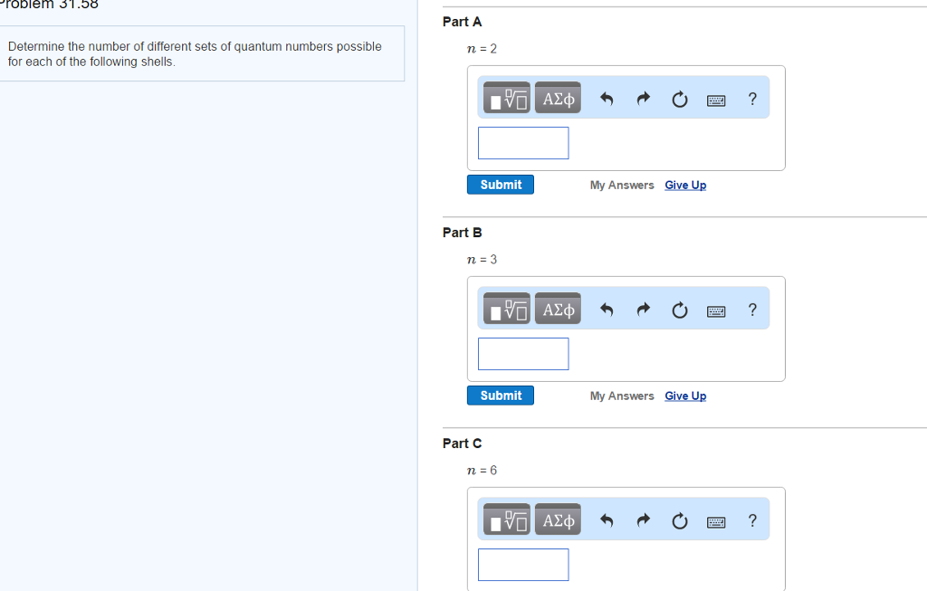 Solved Determine the number of different sets of quantum | Chegg.com