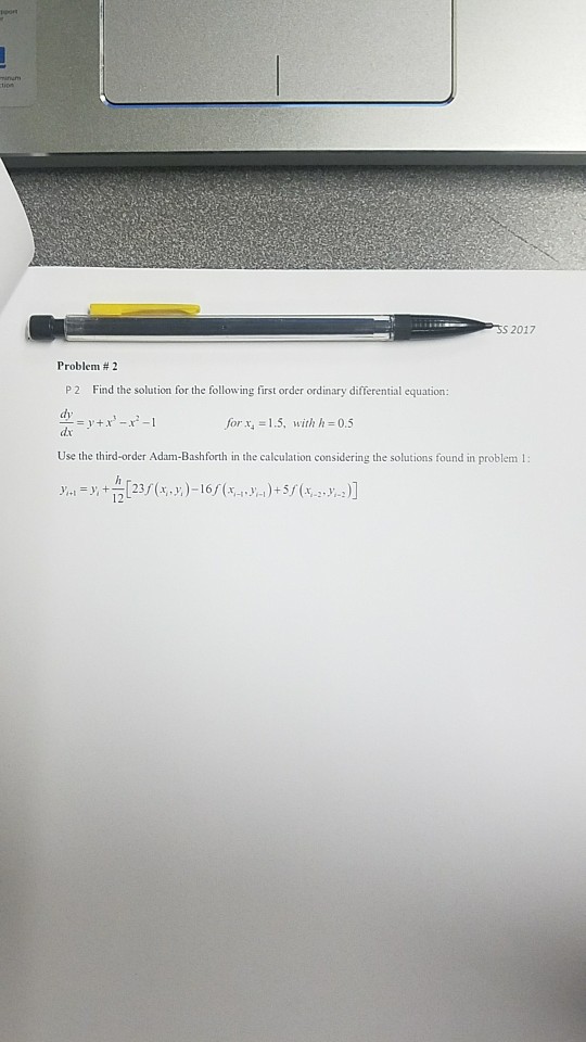 Solved Find The Solution For The Following First Order