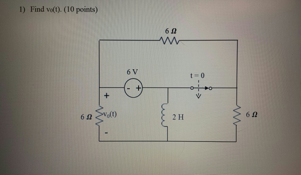 Solved Find v_0 (t). | Chegg.com