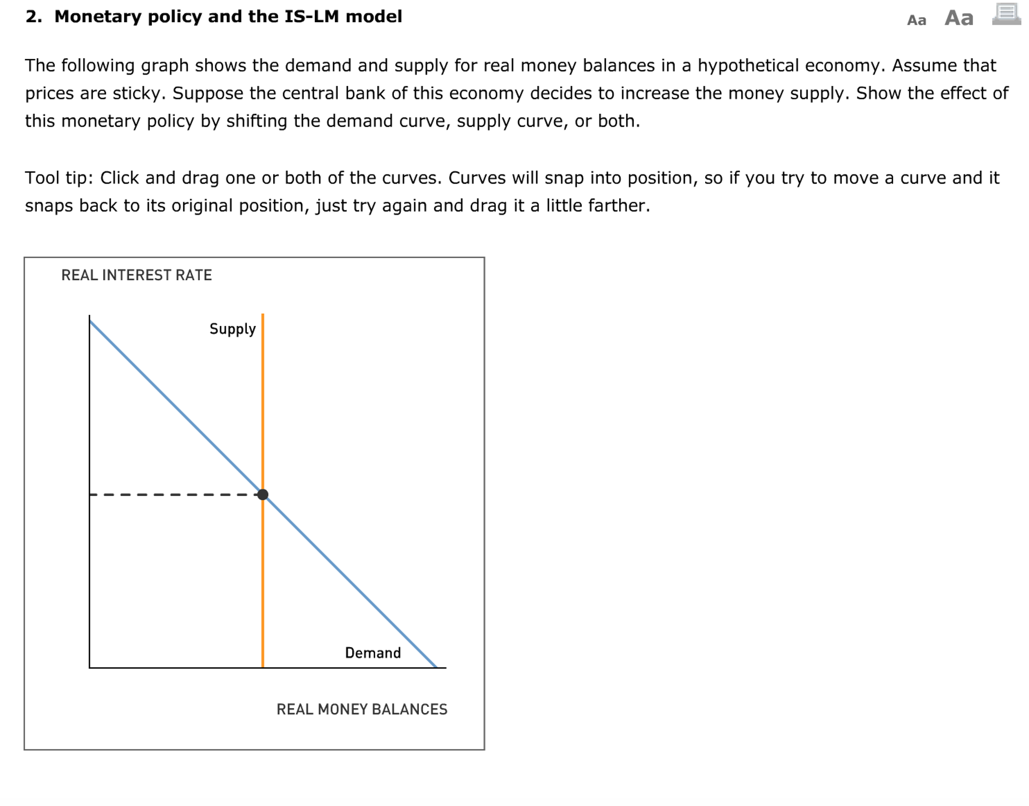 Solved The following graph shows the demand and supply for | Chegg.com