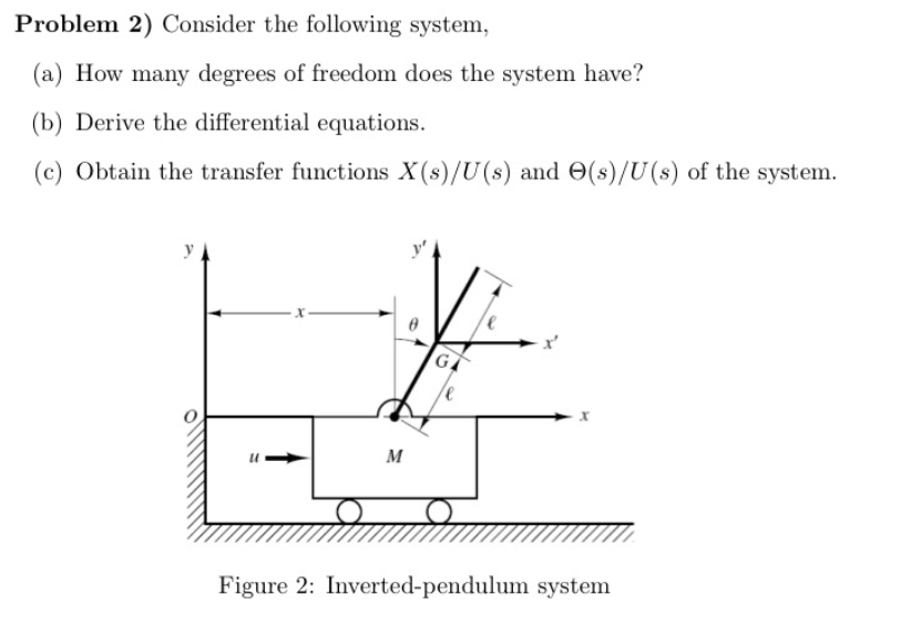 Solved Consider the following mechanical system, (a) How | Chegg.com