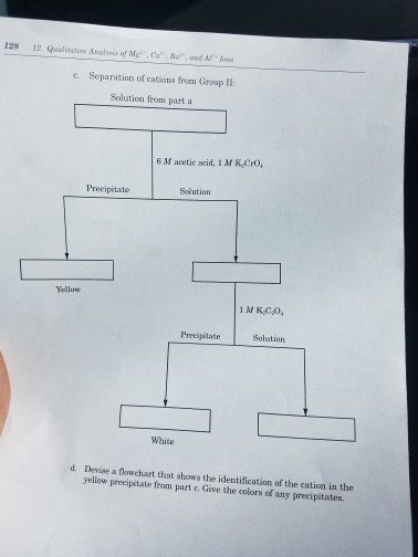 Solved Qualitative Analysis of Mg Ca Ba and Al Ions Student | Chegg.com