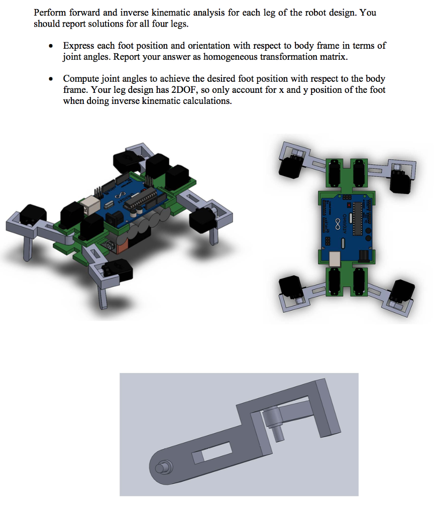 Perform forward and inverse kinematic analysis for | Chegg.com