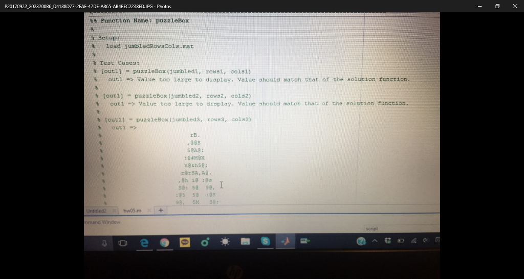 this is for computer science (MATLAB ) class i | Chegg.com