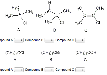 Solved Order each of the sets of compounds with respect to | Chegg.com
