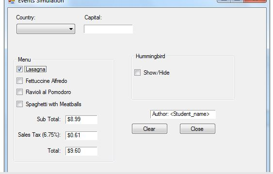 Solved C# windows forms application. I am not sure how to | Chegg.com