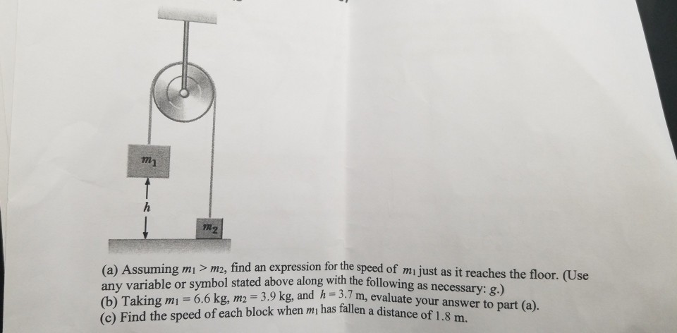 Solved 5. Two blocks are connected by a light string that | Chegg.com