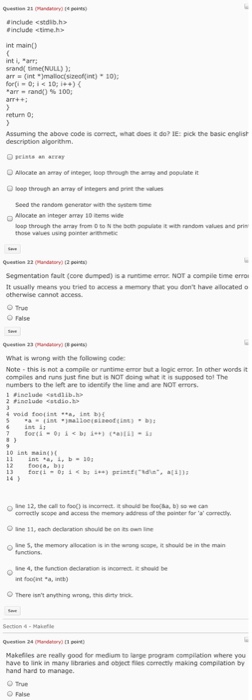 Solved CC= gcc CFLAGS = -w DEPS = main.h OBJ = main.O aux. | Chegg.com