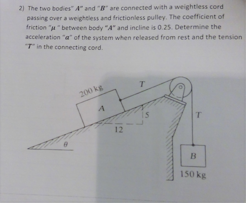 Solved Dynamics:: -Please solve the following. Using ONLY | Chegg.com