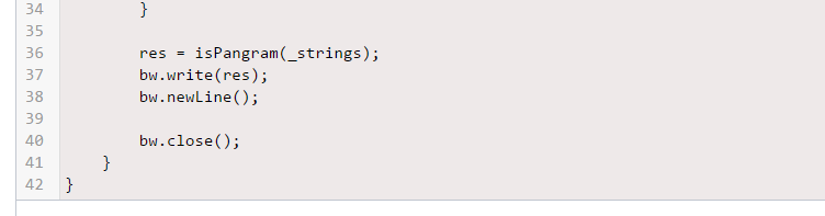 Solved A pangram is a word or sentence that contains every | Chegg.com