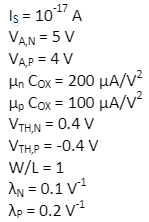 Solved calculate gain? bias Q1 and Q2 in Fig. 9-34 at a | Chegg.com
