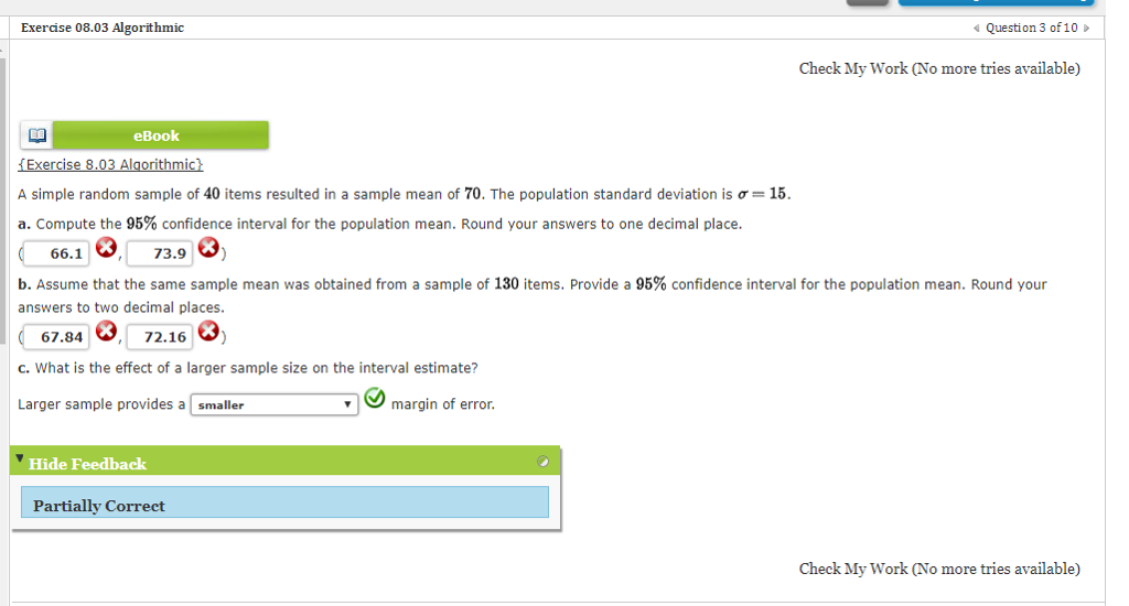 Solved Exercise 08.03 Algorithmic Question 3 of 10 Check My | Chegg.com Solved Exercise 08.03 Algorithmic Question 3 of 10 Check My | Chegg.com