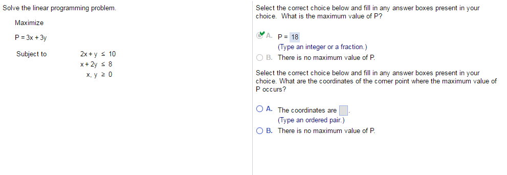 Solved A manufacturing company makes two types of water | Chegg.com