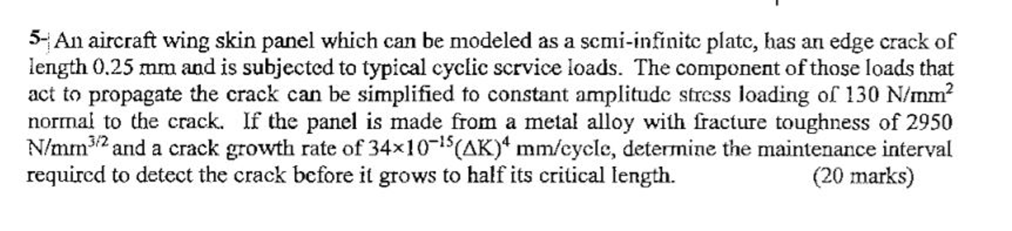 An aircraft wing skin panel which can be modeled as a | Chegg.com