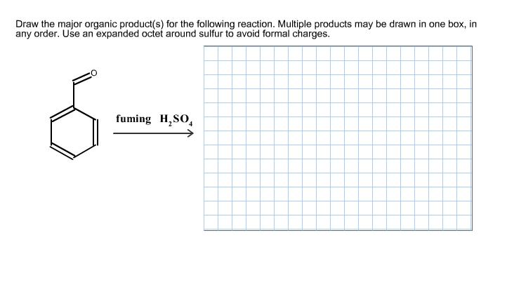 Solved Draw the major organic product(s) for the following | Chegg.com