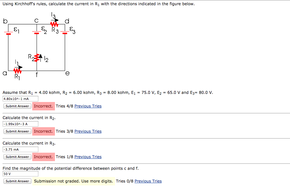 Solved I've tried doing it the same exact way my other | Chegg.com