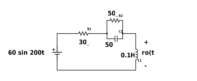 Solved Calculate vo(t) in the circuit below. Resistors 30 | Chegg.com