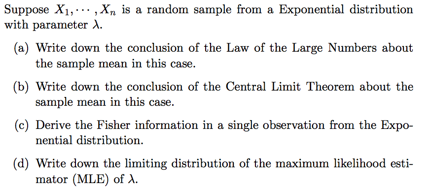 Solved Suppose X1, , Xn is a random sample from a | Chegg.com
