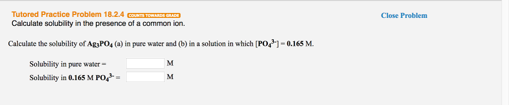 Solved Tutored Practice Problem 18.2.4 COUNTS TOWARDS GRADE | Chegg.com